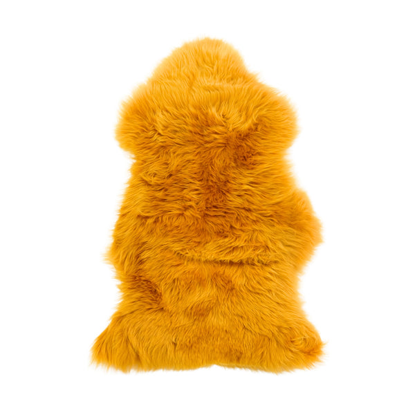 Sheepskin Rug - Mustard - Large Imperfectly Perfect - Long Wool ...