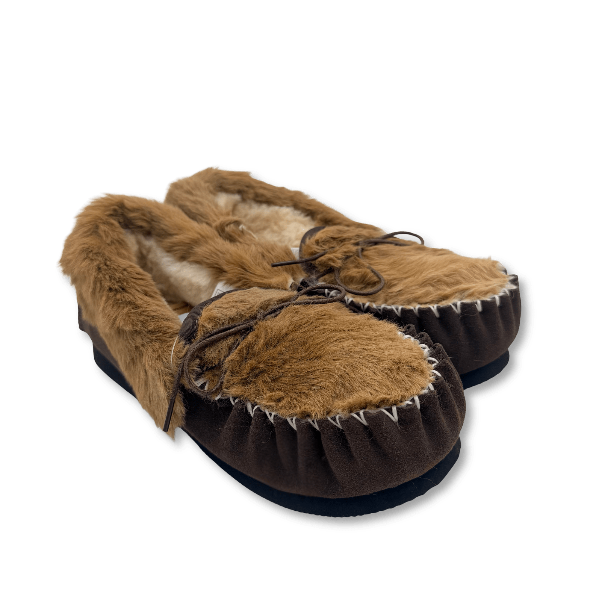 Kangaroo Fur Sheepskin Moccasin Slippers – Unisex Aussie Style Comfort