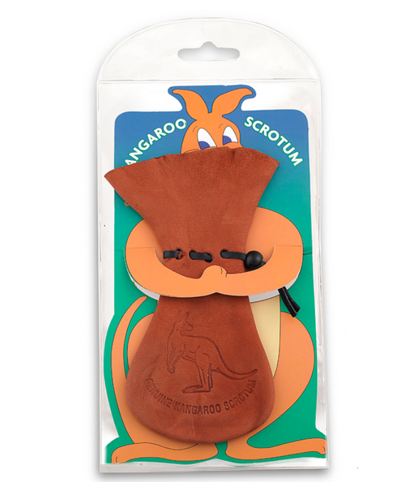 Roger Roo Single – Kangaroo Leather Scrotum Pouch